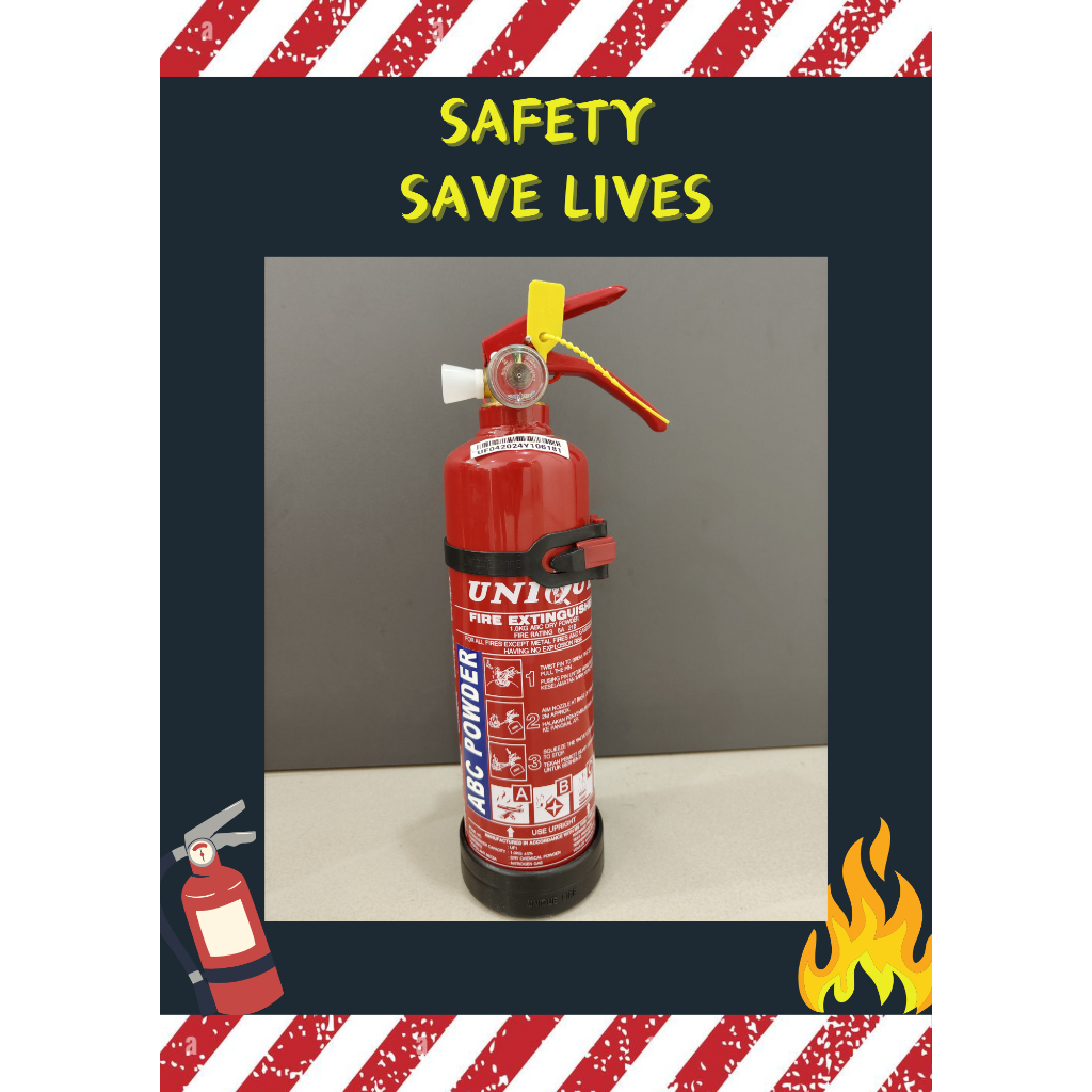 1KG FIRE EXTINGUISHER / ALAT PEMADAM API ABC DRY POWER | Shopee Malaysia