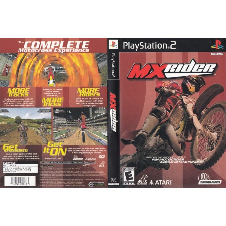 PS2 MX Rider (DVD GAME) | Shopee Malaysia