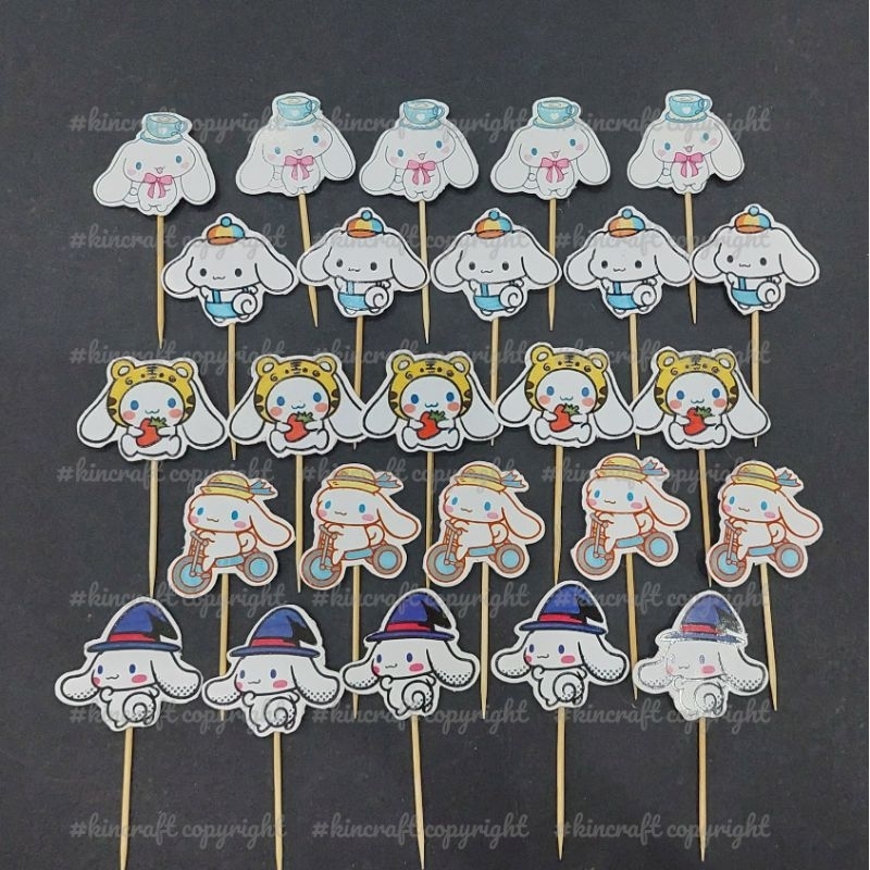 Cupcake Topper - Cinnamoroll (25 pcs) | Shopee Malaysia