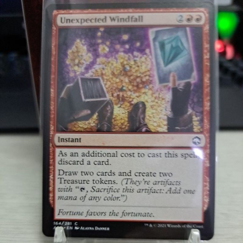 MTG Unexpected Windfall (AFR)(Common) | Shopee Malaysia