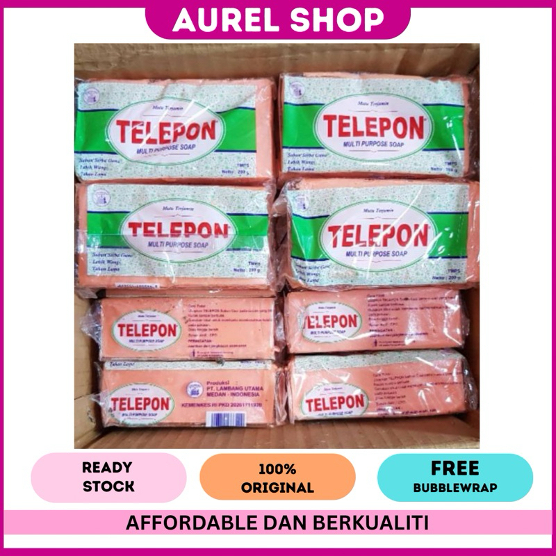 🇲🇾𝙍𝙀𝘼𝘿𝙔 𝙎𝙏𝙊𝘾𝙆 | Telepon Sabun (Warna) 💯 ORIGINAL🇮🇩 | Shopee Malaysia