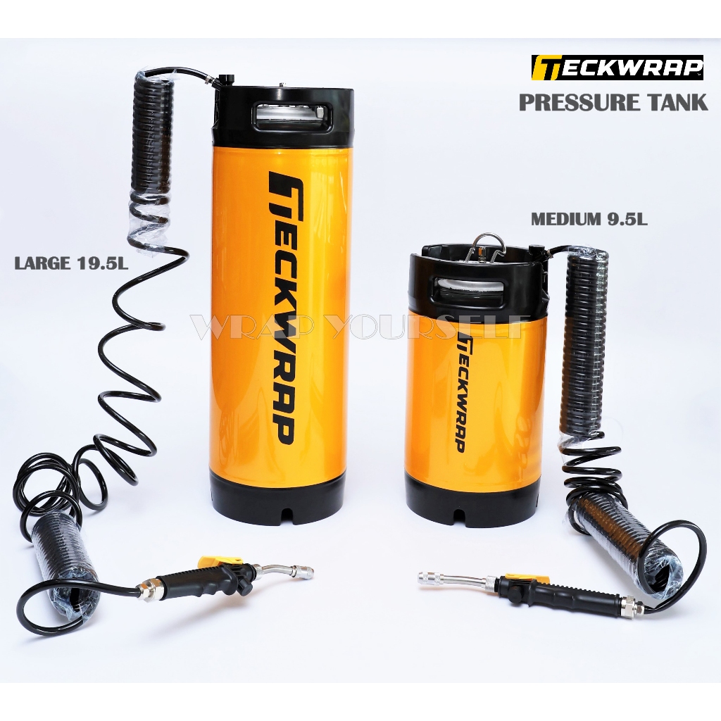 TECKWRAP PROFESSIONAL HIGH PRESSURE SPRAY TANK 19L & 9.5L (USE FOR PPF ...