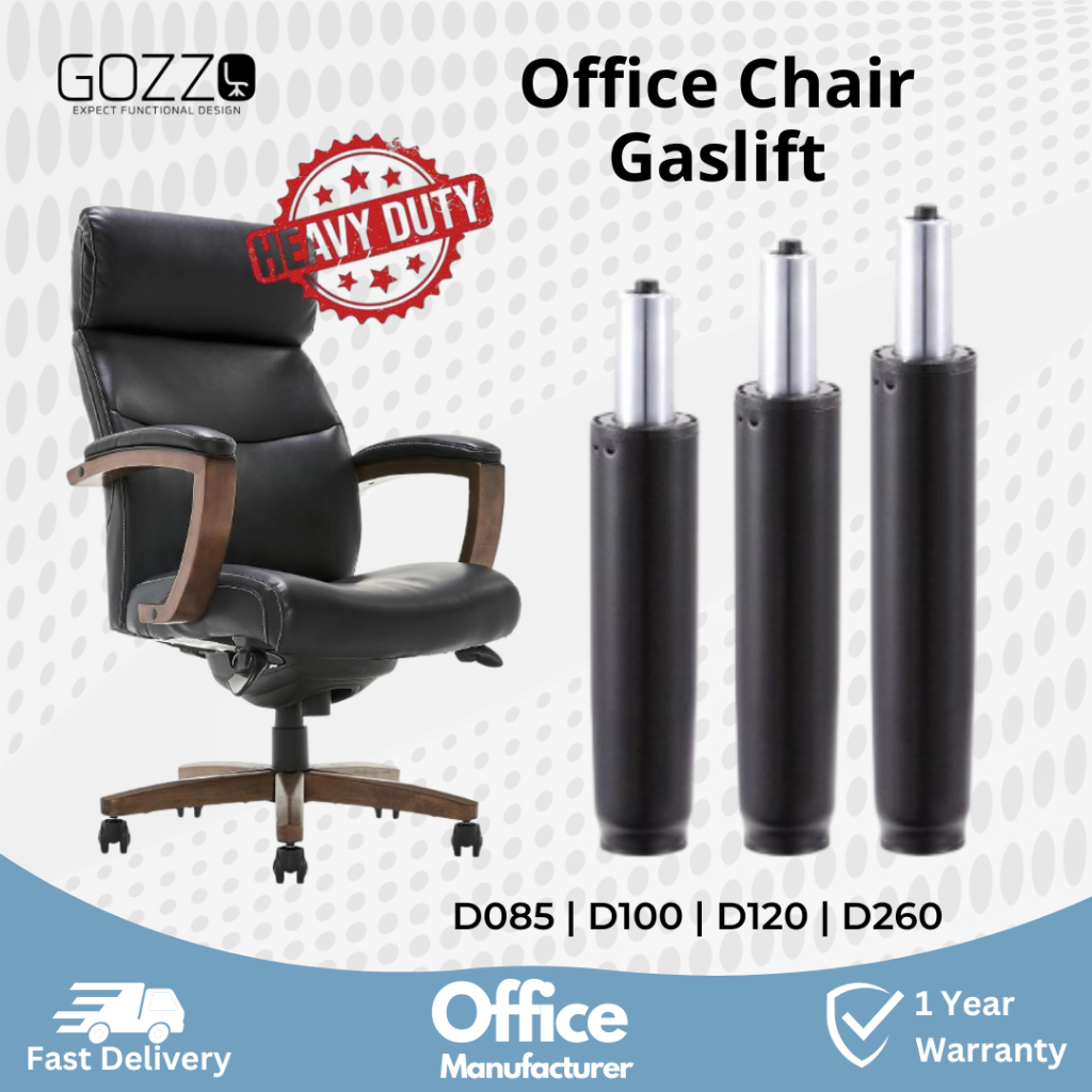 Gozzo Office Furniture l Heavy Duty Height Adjustable Office Chair Gas ...