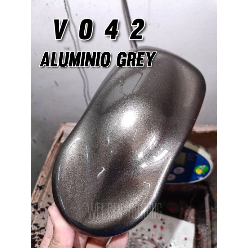 V042 - ALUMINIO GREY ( 2K PAINT WITH HIGH TEMPERATURE ) | Shopee Malaysia