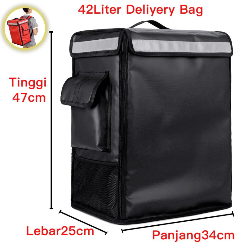 Insulated Thermal Delivery Box Food Delivery Bag Motorcycle 22-62L ...