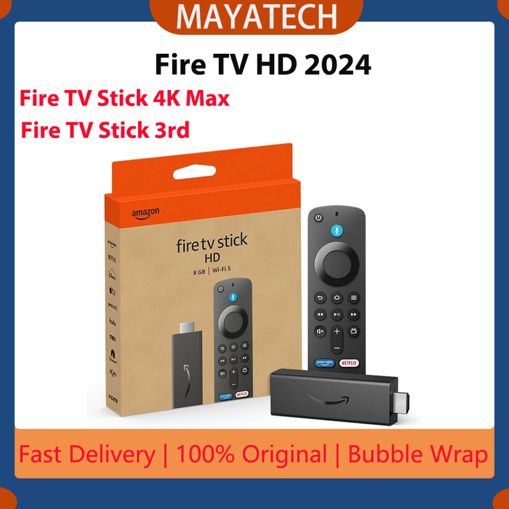 【Ready stock】Fire TV Stick 4K Max streaming device, Wi-Fi 6, Alexa ...