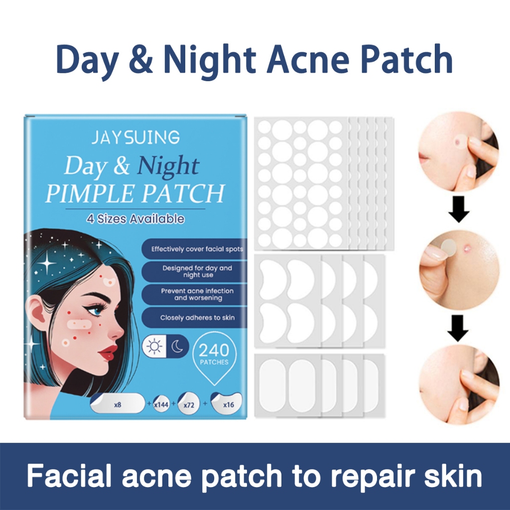 Beauty Patch 240Pcs 4 sizes Day and night acne patch Facial acne patch ...