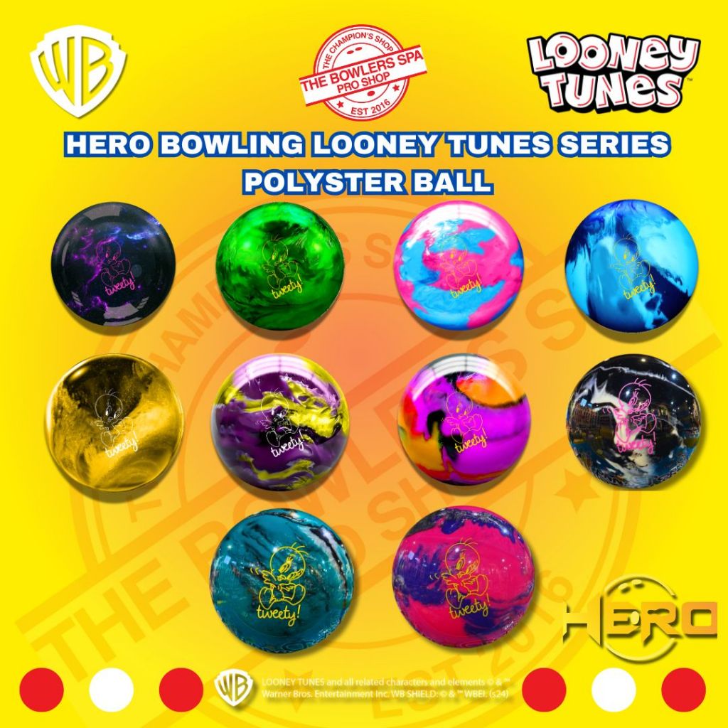 Hero Bowling Looney Tunes Series Polyster Bowling Ball | Shopee Malaysia