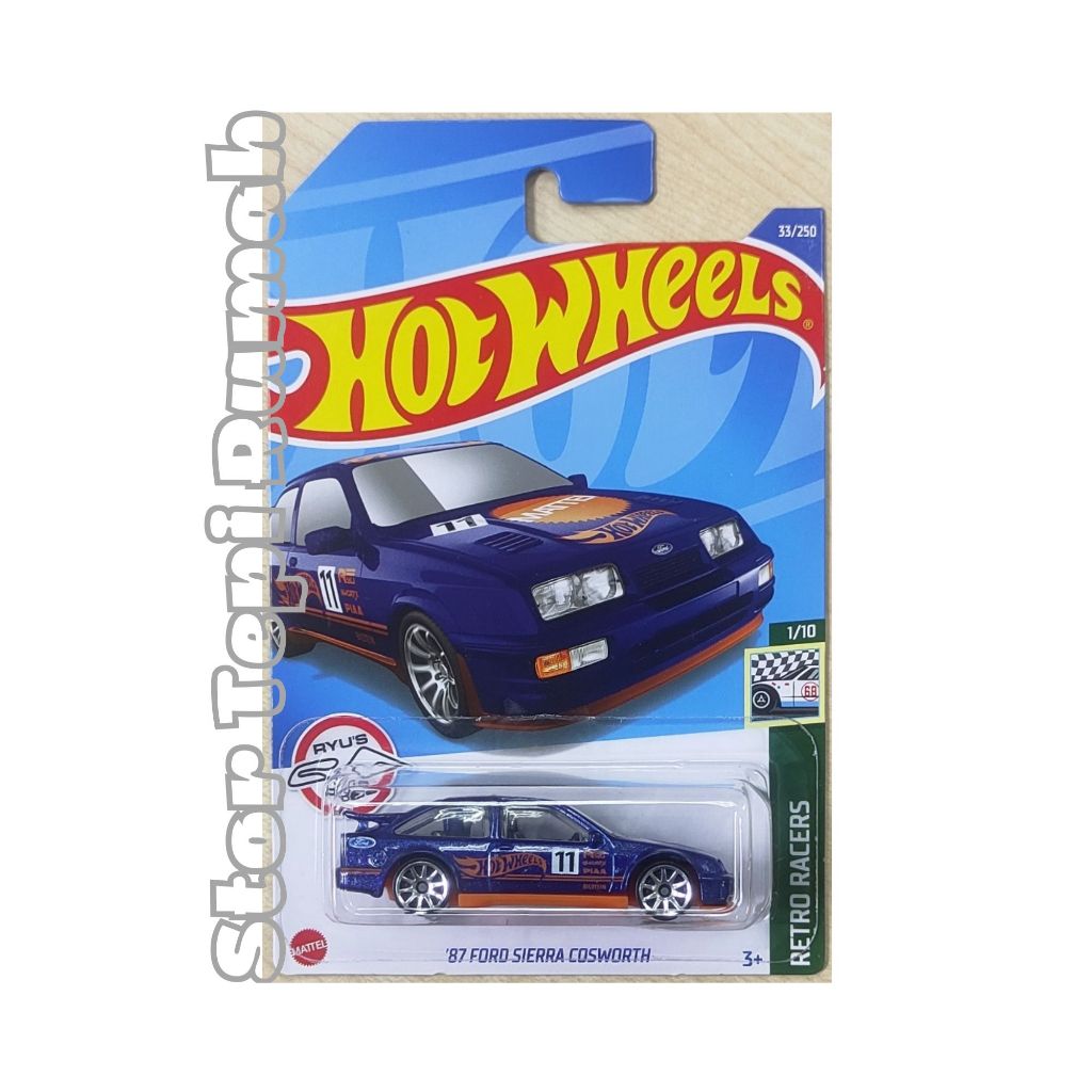 Hot Wheels 87 Ford Sierra Cosworth [HW 1987 The 80s Retro Racers ...