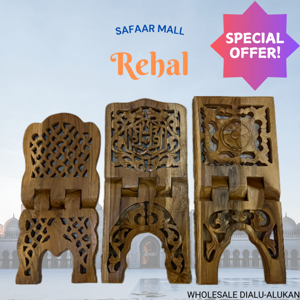 Rehal Ukir Tradisional (Kayu Jati Gred A) | Shopee Malaysia