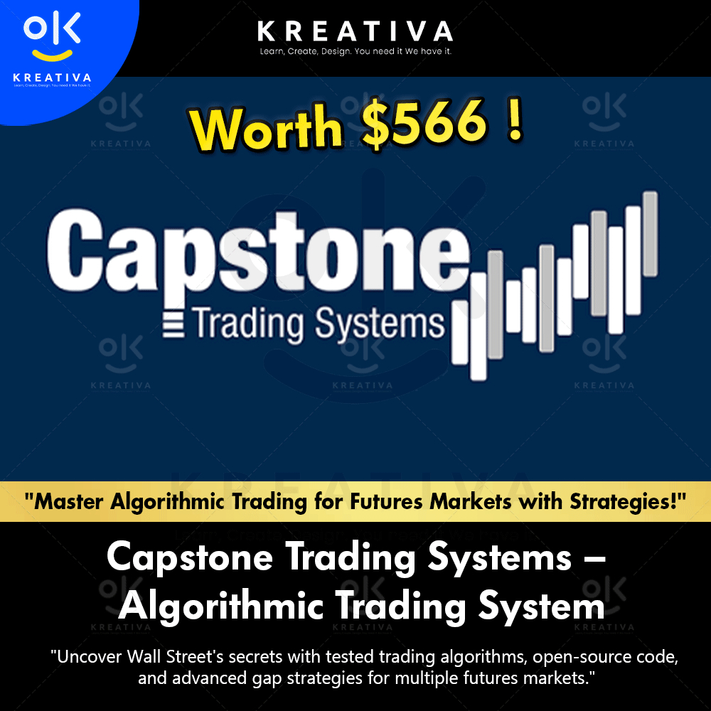 Vip Course-Capstone Trading Systems – Algorithmic Trading System | Learn Trading Masterclass ...