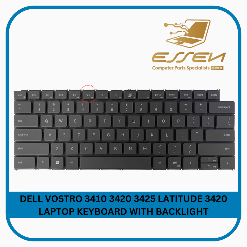 Replacement Keyboard For DELL VOSTRO 3410 3420 3425 LATITUDE 3420 ...