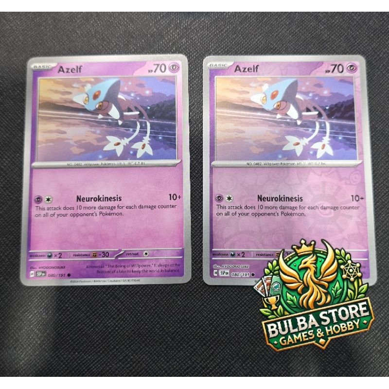 Azelf 080/191 Surging Sparks SV08 Pokémon TCG Card Game Scarlet & Violet Original | Shopee Malaysia