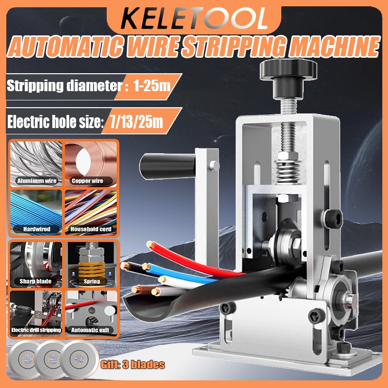 Electric wire stripping machine manual cable stripping tool household ...