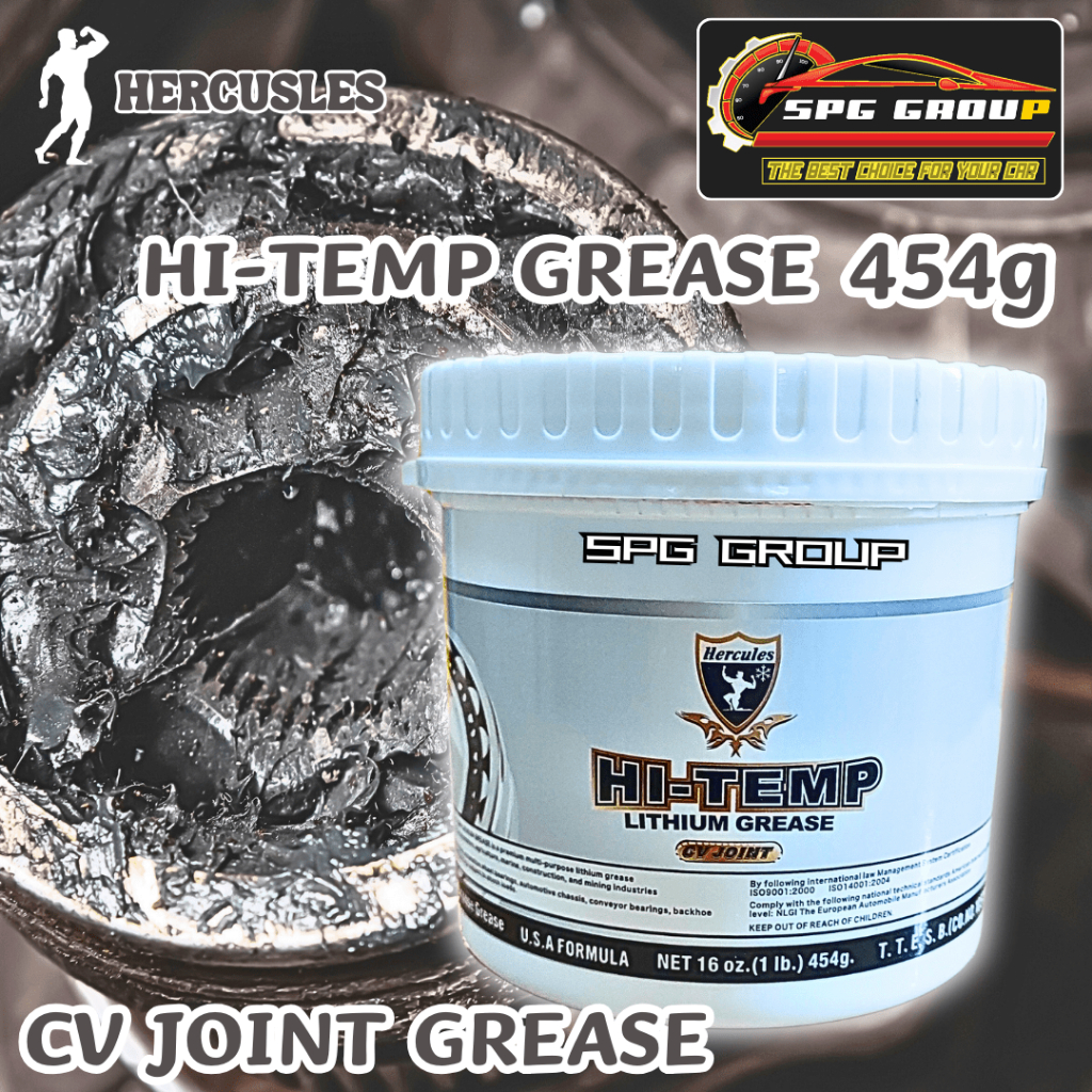 HERCUSLES HI-TEMP LITHIUM DRIVE SHAFT CV JOINT GREASE BLACK U.S.A ...
