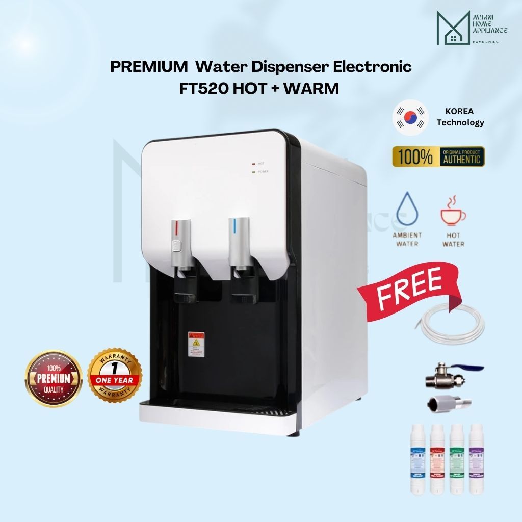 HALAL JAKIM PREMIUM MODEL 520 HOT + WARM HALAL WATER DISPENSER WITH ...