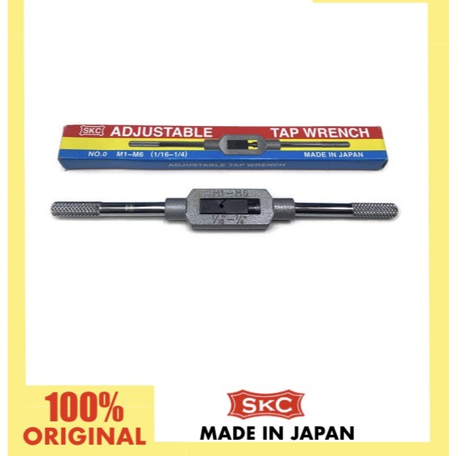 SKC Adjustable Tap Wrench 0# - 7# M1-M25 Made in Japan | Shopee Malaysia