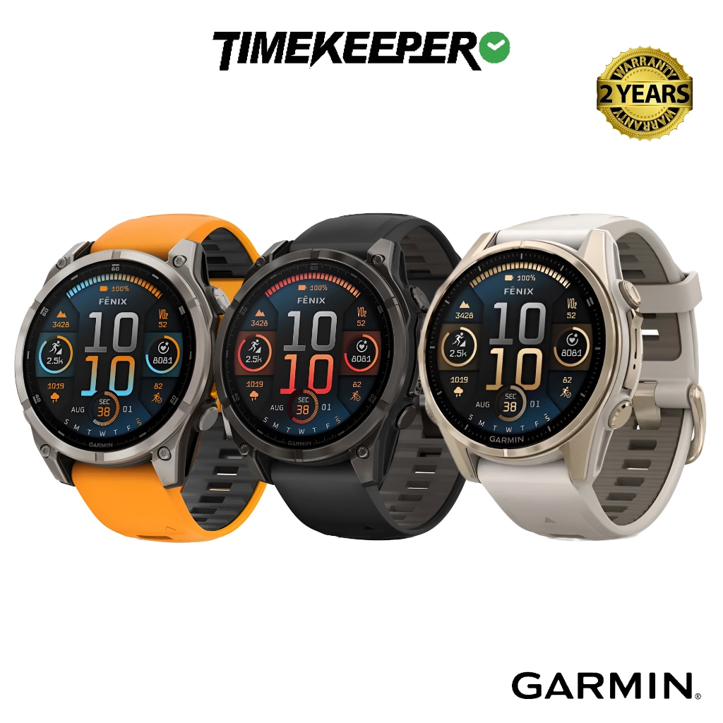 [NEW] Garmin Fenix 8 Sapphire Amoled Edition 51mm/ 47mm/ 43mm Titanium ...