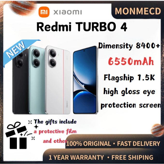 【NEW】Xiaomi Redmi turbo 4 pro/turbo 4 Dimensity IP64 Waterproof/Android ...