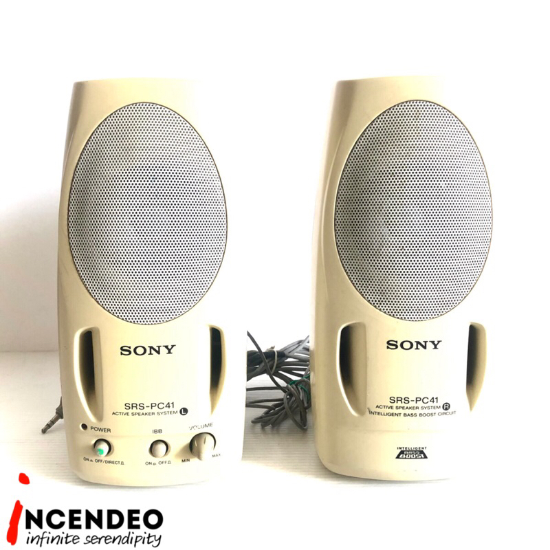 Vintage SONY Active Speaker System SRS-PC41 | Shopee Malaysia