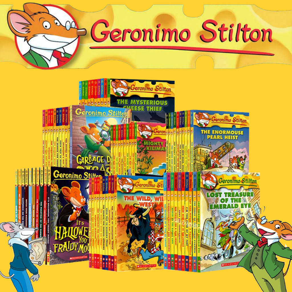 Geronimo Stilton Series 1-80 Complete Collection English Story | Shopee ...