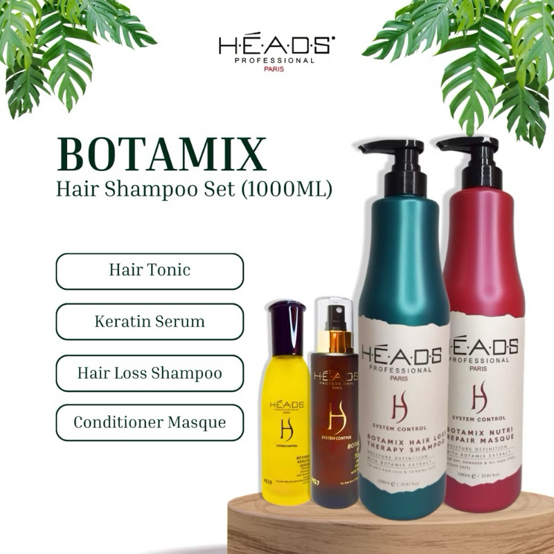 HEADS Botamix Hair Shampoo Set for Hair Loss-1000ml | Shopee Malaysia