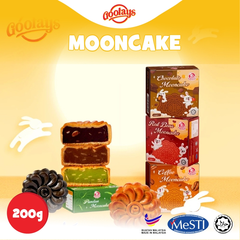 Halal Mooncake 4 Rasa + Individual Gift Box, Good Taste Mooncake ...