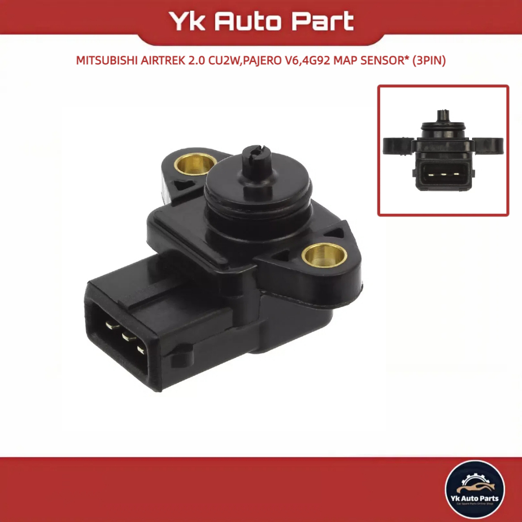 MITSUBISHI AIRTREK 2.0 CU2W,PAJERO V6,4G92 MAP SENSOR* (3PIN) | Shopee ...