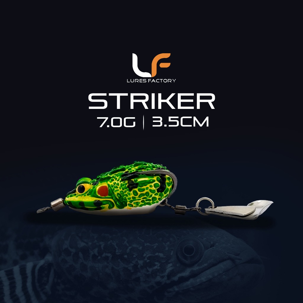 LURESFACTORY - STRIKER RUBBER FROG 35mm 7g SOFT FROG BLADE HARUAN ...