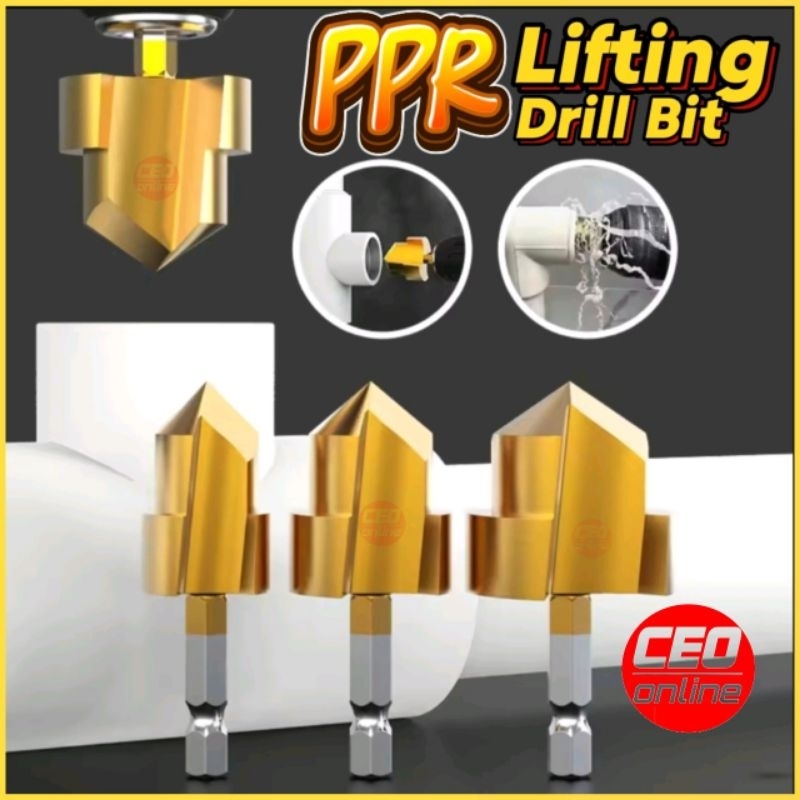 CEO 🇲🇾 PPR Lifting Drill Bit Step Socket Water PVC Pipe Expander ...