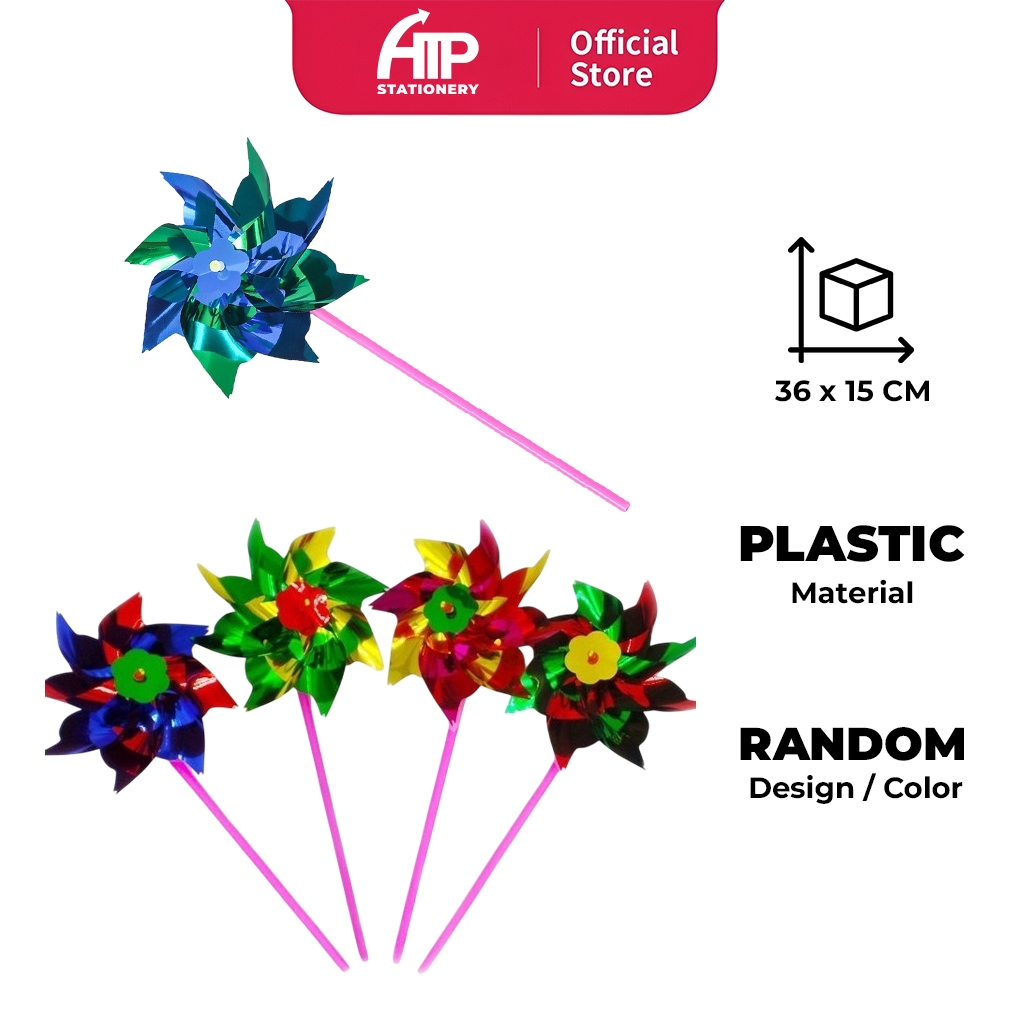 Colorful Plastic Windmill Kid Classic Art Wind Spinner Toys Garden ...