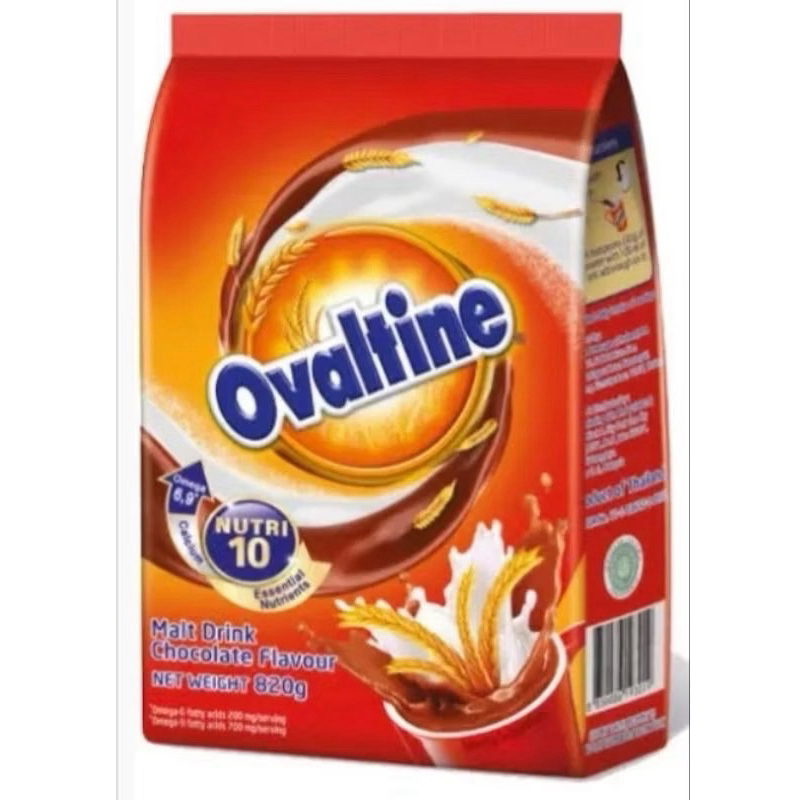 Ovaltine Chocolate Malt Drink Soft Pouch 【820g】 | Shopee Malaysia