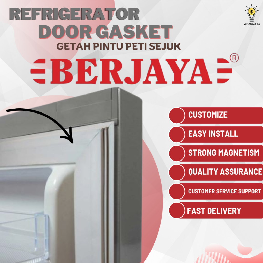 3D/DC-GE BERJAYA SHOWCASE CHILLER DOOR RUBBER | Shopee Malaysia