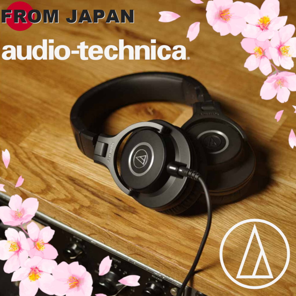 Audio-Technica ATH-M40x Professional Monitor Headphones Studio ...