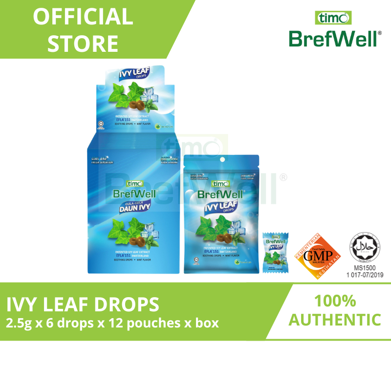 Timo BrefWell Ivy Leaf Drops | sore throat | | Shopee Malaysia