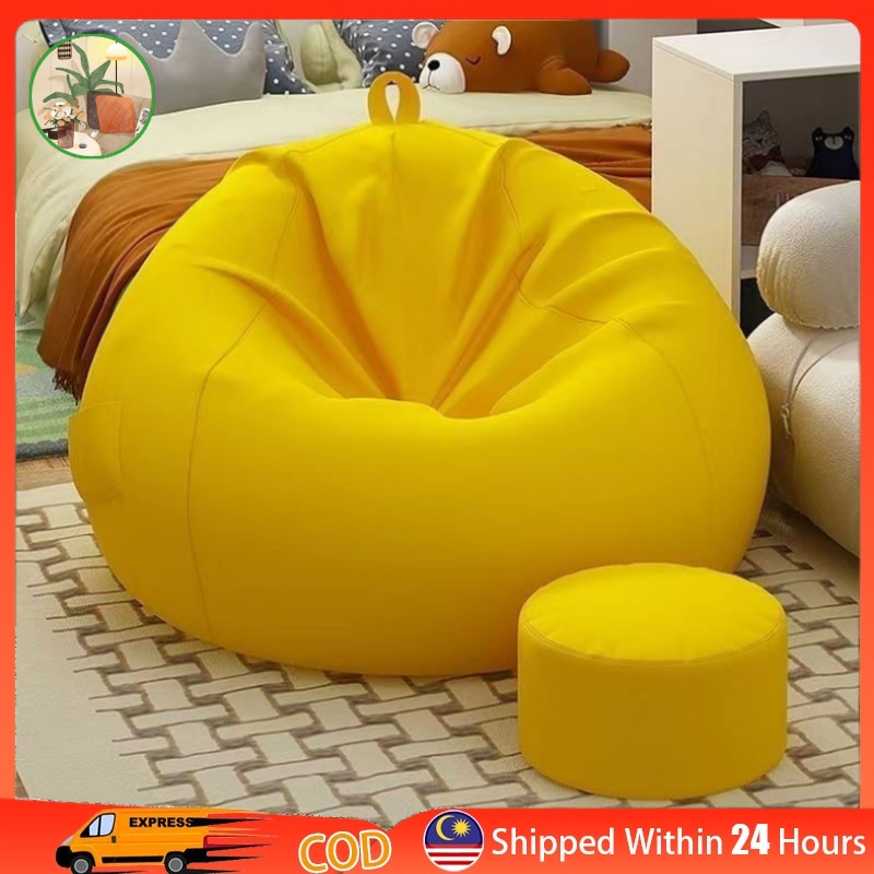 (Ready Stock) Bean Bag Sofa XXXL (3.6kg) Full Set Ori King Size Ready Stock Lazy Chair Kerusi ...