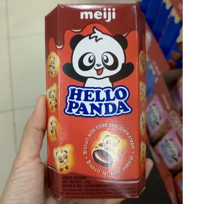 Meiji Hello Panda biscuit with filled (assorted) | Shopee Malaysia