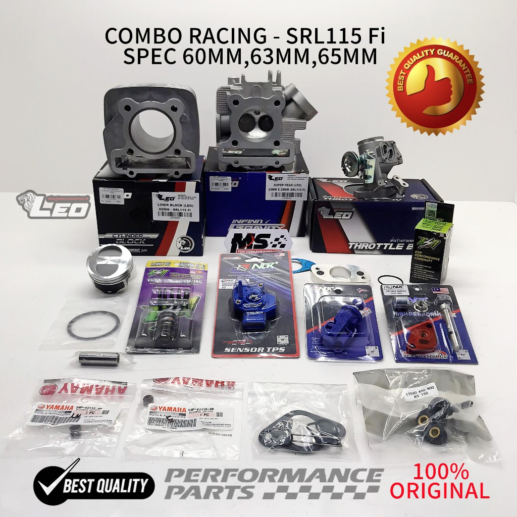 COMBO ( SRL115 Fi ) LEO/S1R THAILAND SPEC 60MM,63MM,65MM LAGENDA Fi V1 ...