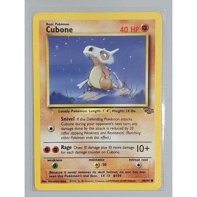 Pokemon TCG - Vintage Pokemon Card, CUBONE | Shopee Malaysia
