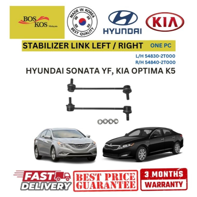 FRONT SET STABILIZER LINK HYUNDAI SONATA YF, KIA OPTIMA K5 [LH 54830 ...