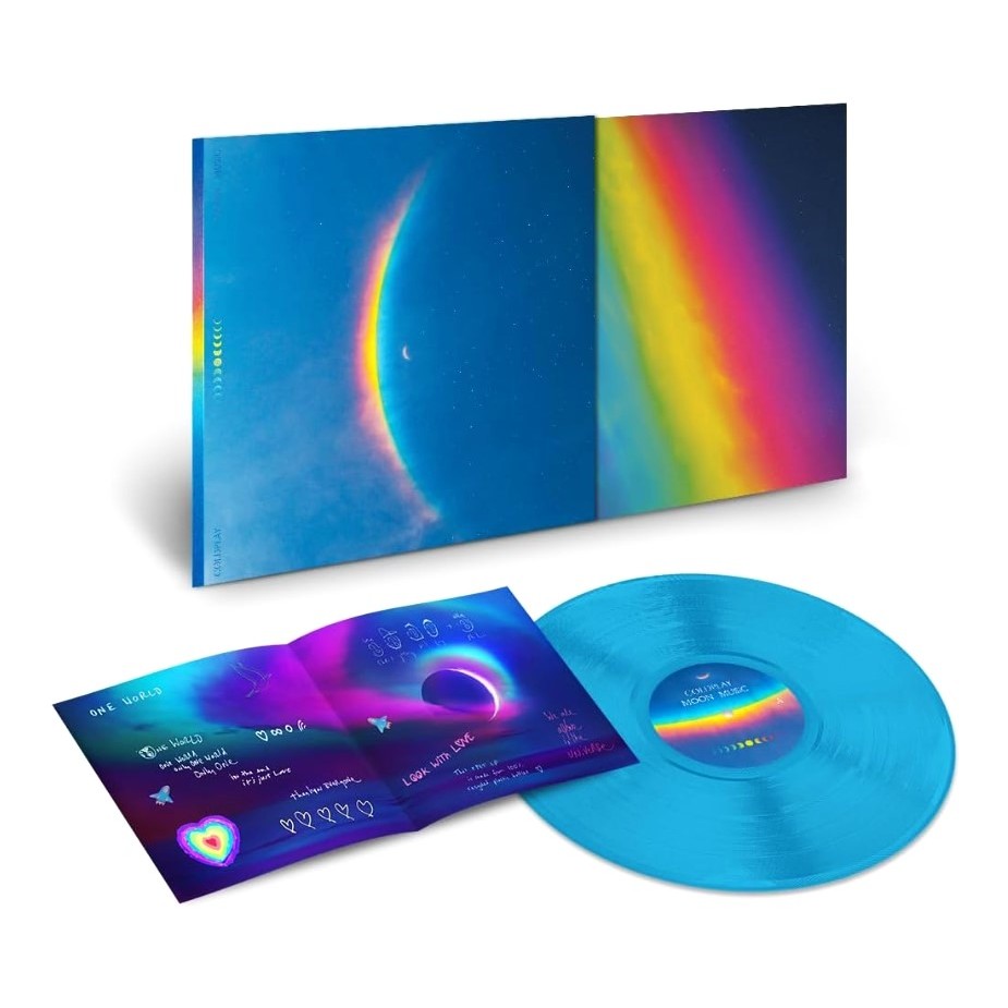 Coldplay - Moon Music ( Blue Translucent Vinyl / LP ) 2024 | Shopee ...