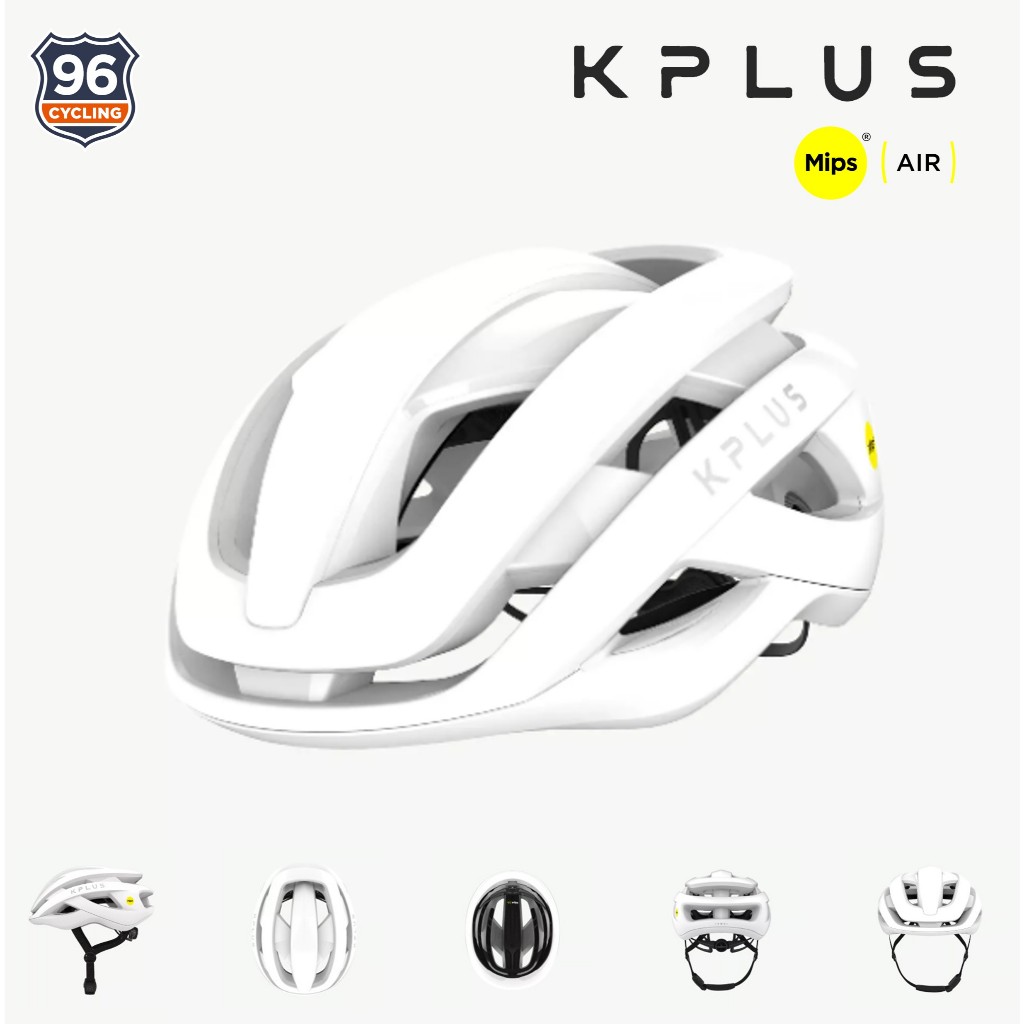 KPLUS Helmet Alpha MIPS A.W.S Matt White OFFICIAL SELLER Road Bike MTB Bicycle TT Triathlon ...