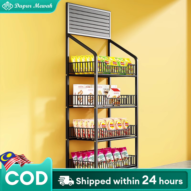 Snack Storage Rack Internet Famous Beverage And Food Multi-layer ...