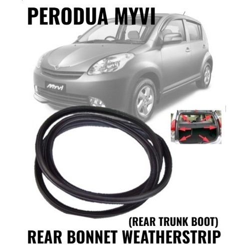Perodua Myvi 2005 2008 Year First Old Model Rear Bonnet Boot Trunk Lid ...