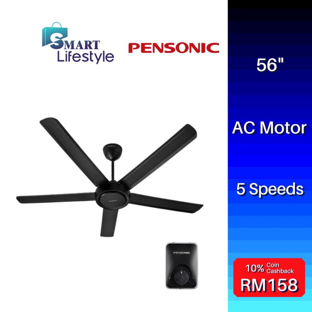 Pensonic 56" Ceiling Fan 5 Speeds PCF-5603(MB) | Shopee Malaysia