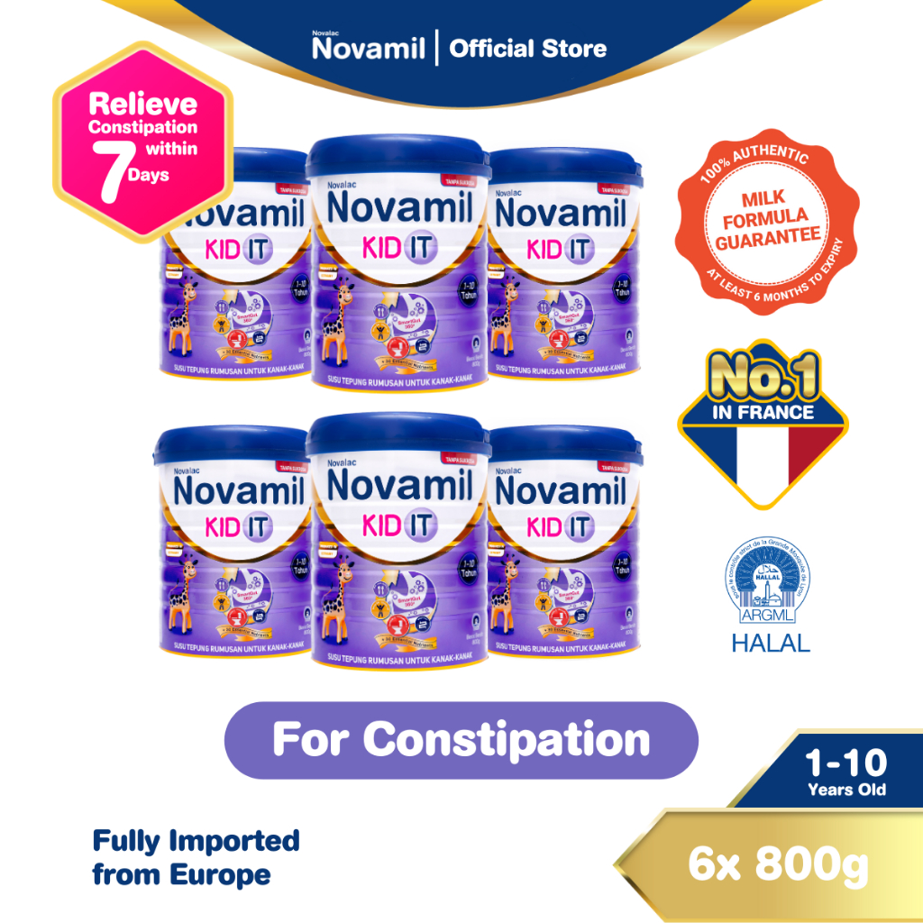 [Bundle of 6] Novamil KID IT Growing Up Milk for Constipation Relief ...