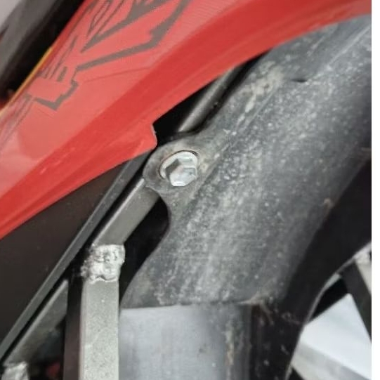 Suzuki panther txr gamma 150 skru part plastik hitam mudguard magat ...