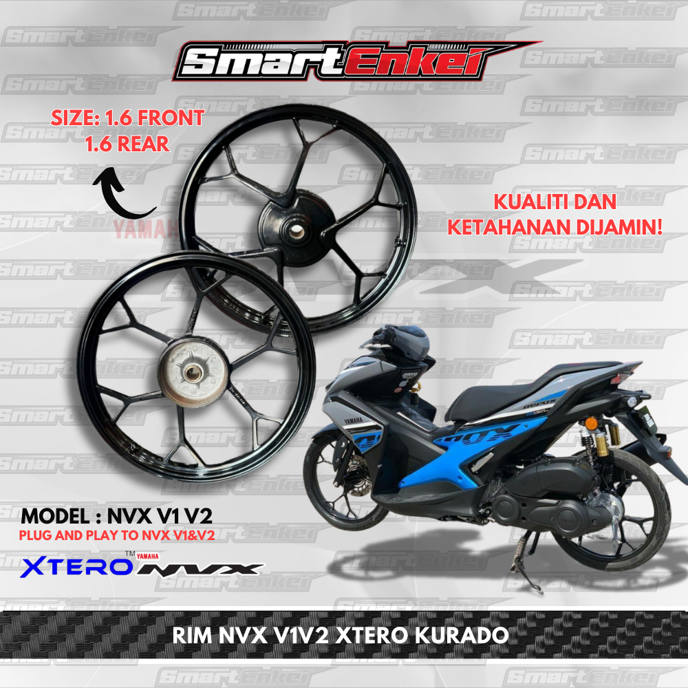 RIM NVX155 V1/V2 XTERO AEROX THAI ENKEI | Shopee Malaysia