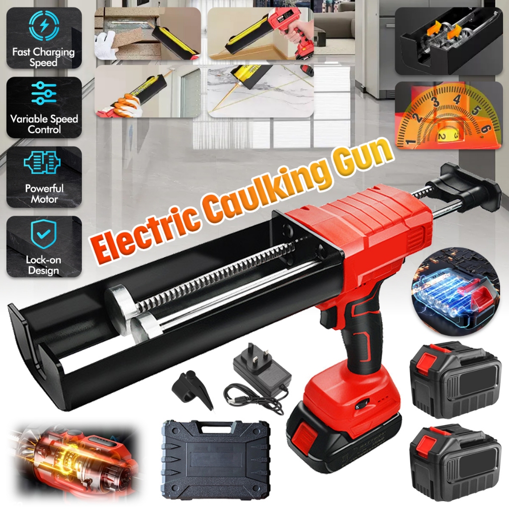 Electric Caulking Glue Gun Machine Cordless Hot Heat Filler Sealing ...