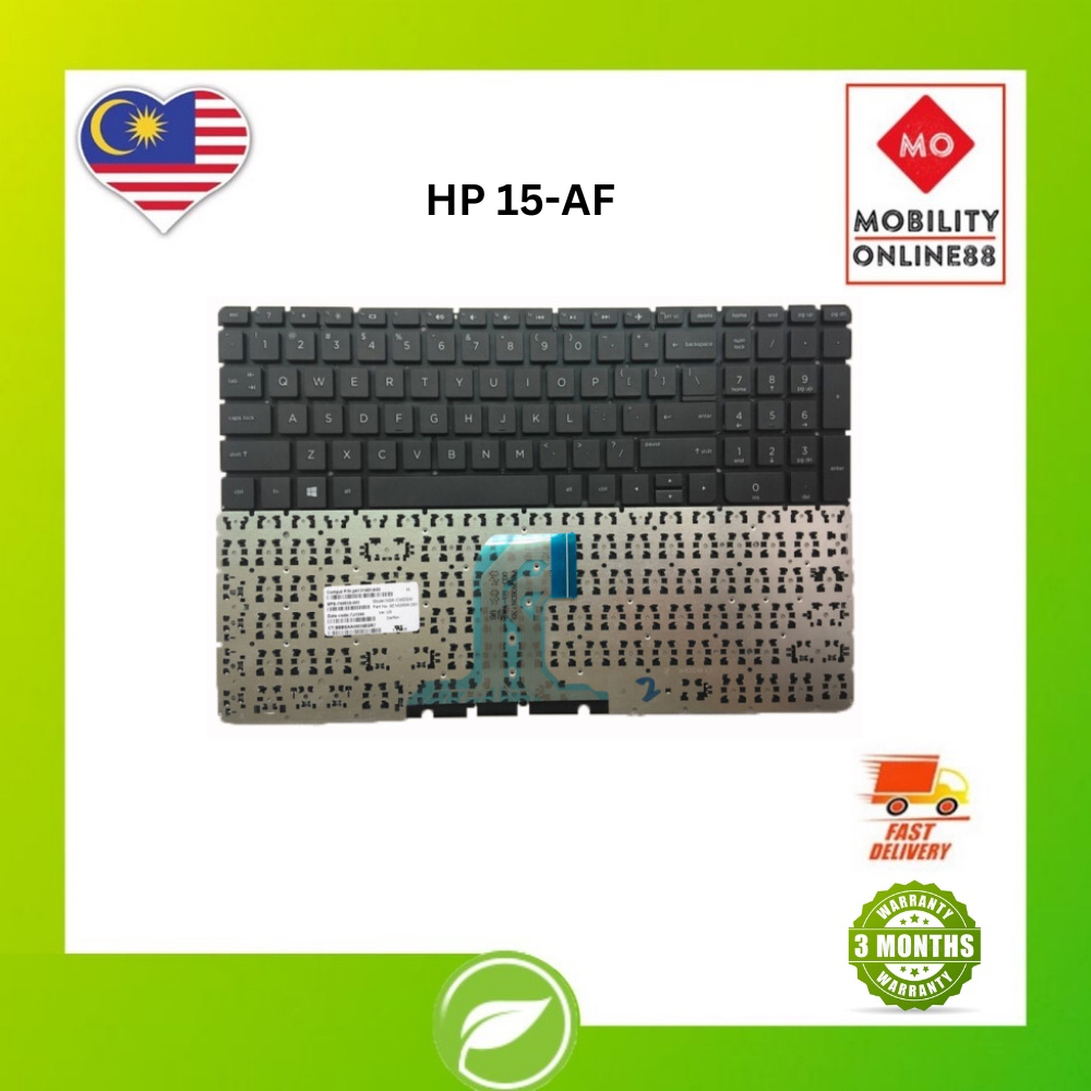 HP 15-AC 15-AF 15-AY 15-BA 15-AC188TU Laptop Keyboard | Shopee Malaysia
